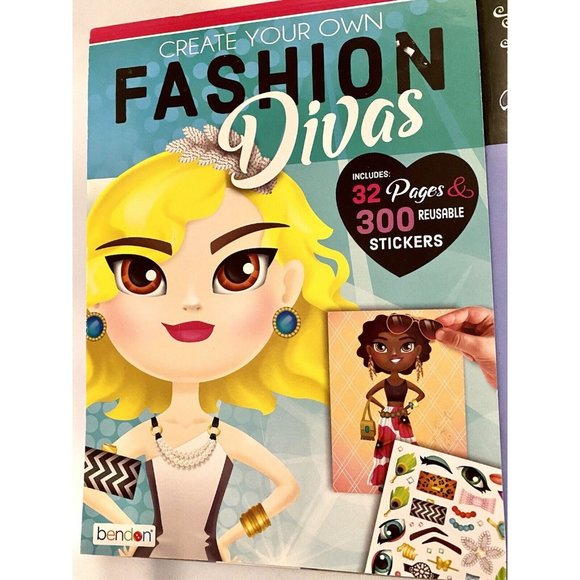 Bendon | Toys | Bendon Fashion Diva Sticker Book Witch Sticker Book ...